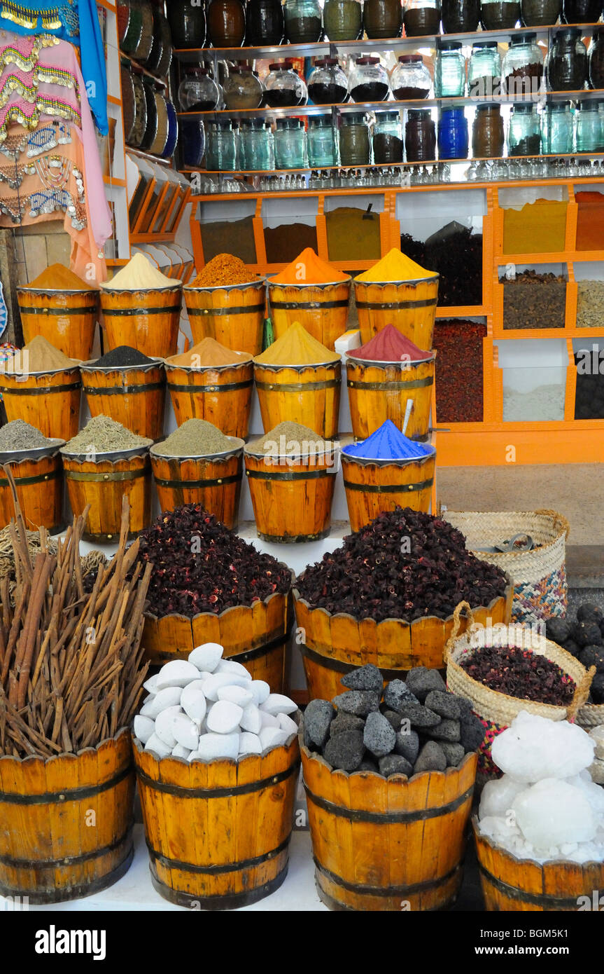Spices in the Souk or Market of Aswan in Southern Egypt Stock Photo - Alamy