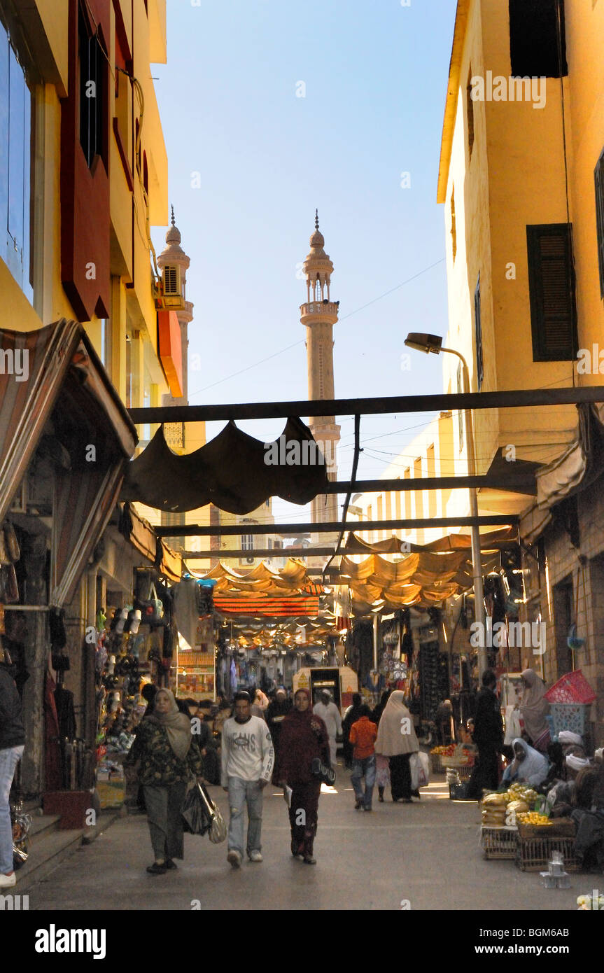 Street in the Souk or Market of Aswan in Southern Egypt Stock Photo - Alamy