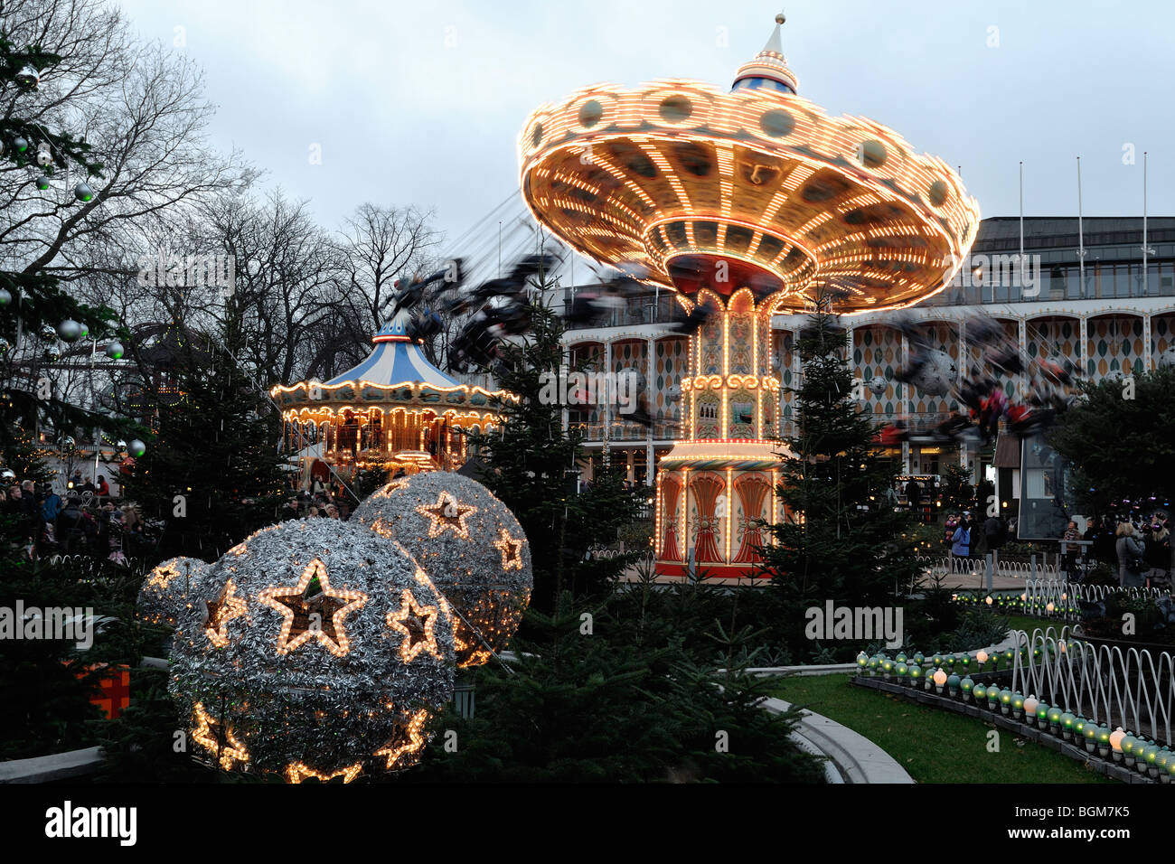 Copenhagen tivoli carousel hi-res stock photography and images - Alamy