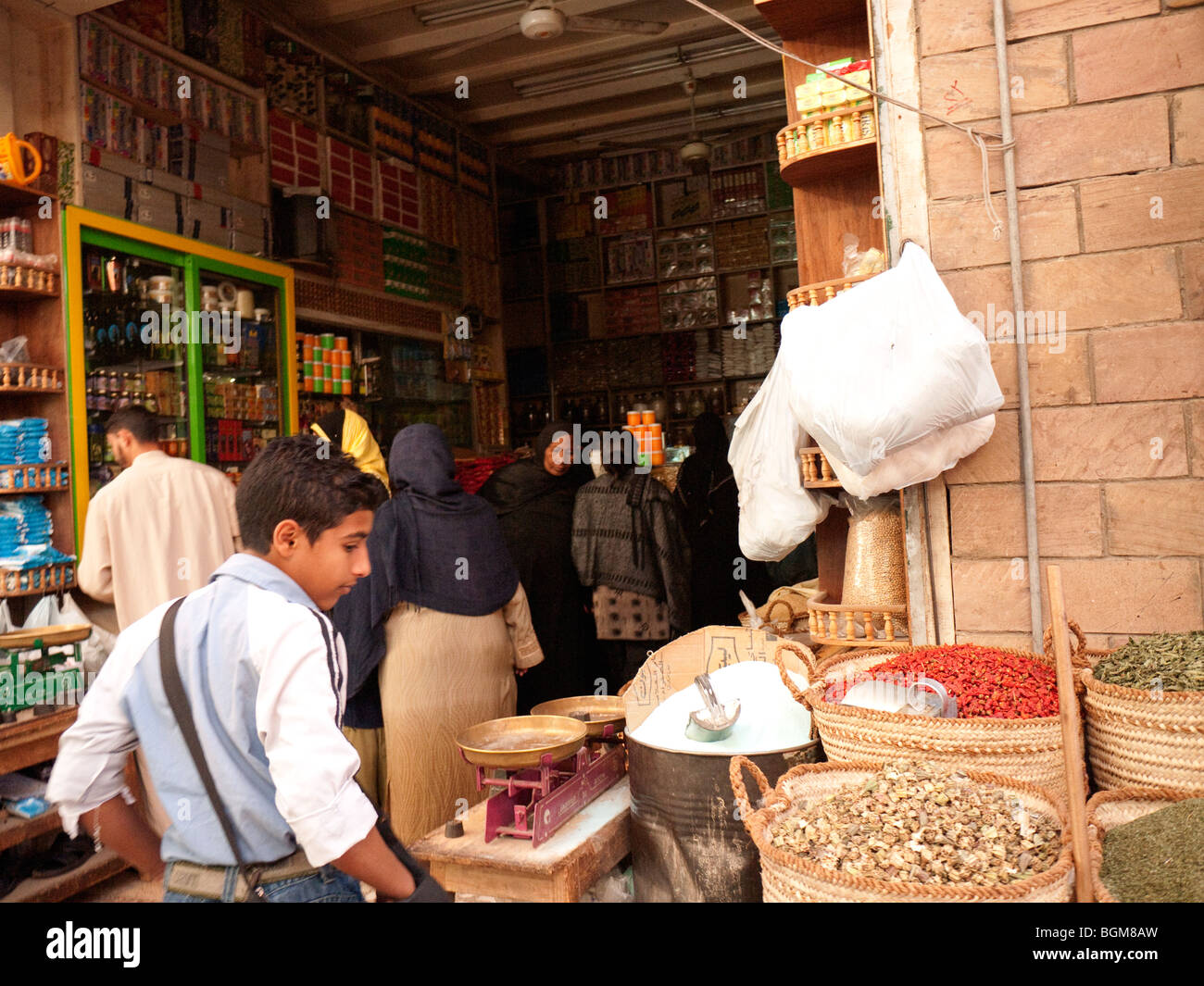 Shop in the Souk or Market of Aswan in Southern Egypt Stock Photo - Alamy