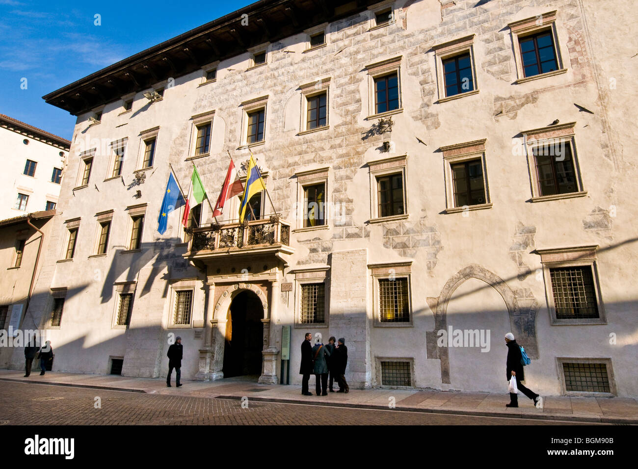 Thun palace, Trento, Italy Stock Photo - Alamy