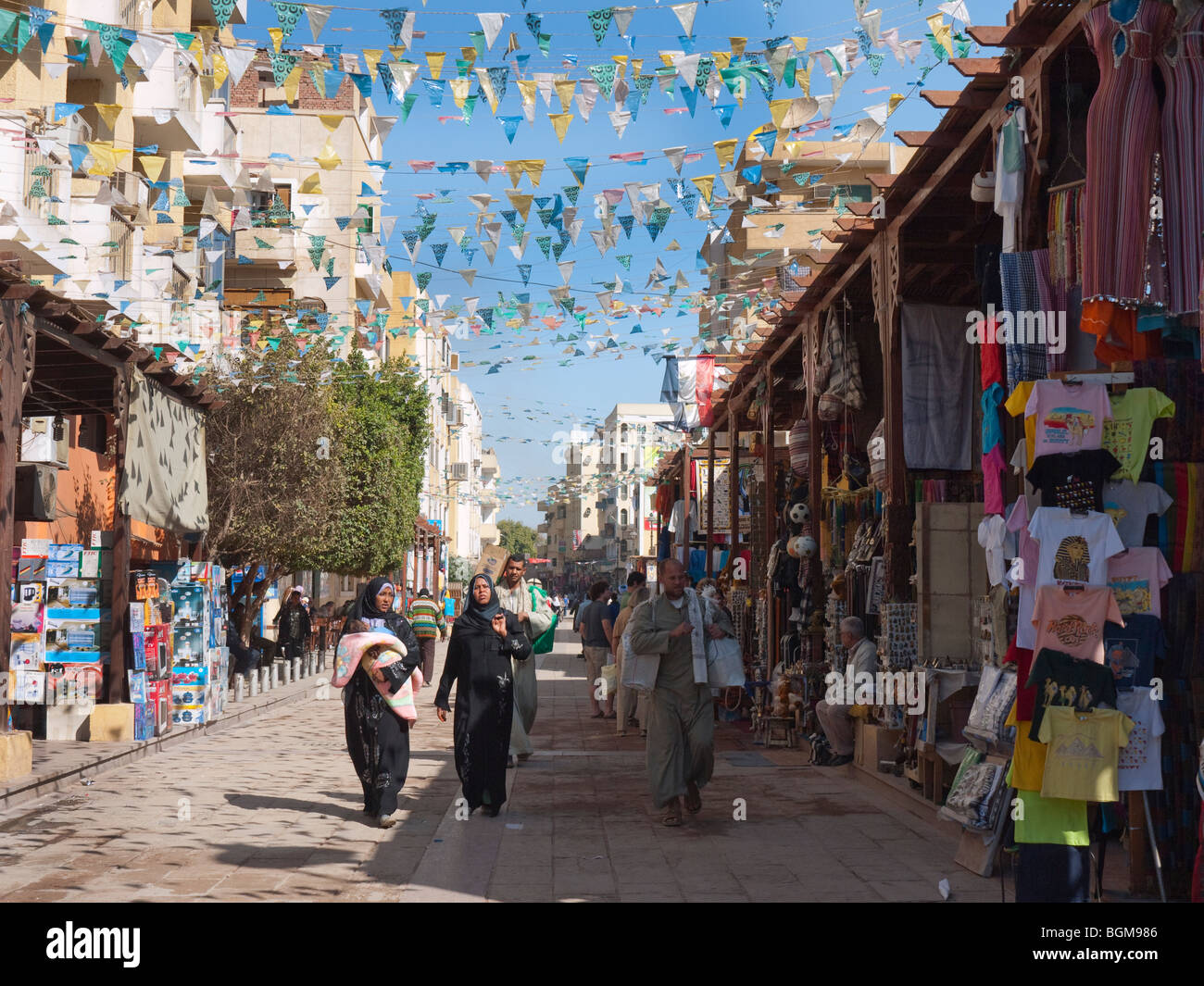 Street in the Souk or Market of Aswan in Southern Egypt Stock Photo - Alamy