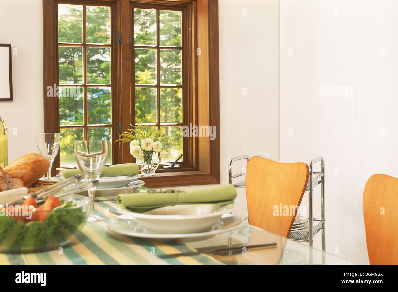 Dining room table Stock Photo - Alamy