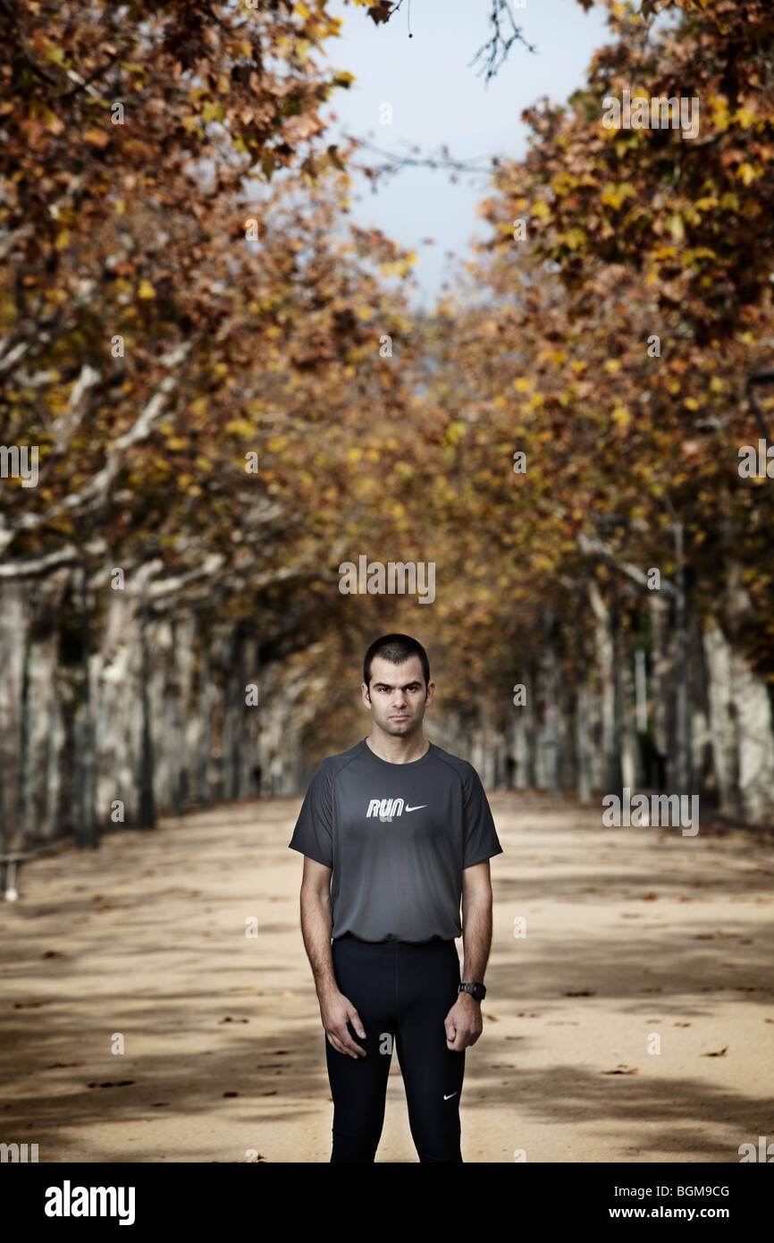 Portrait of a runner Stock Photo - Alamy