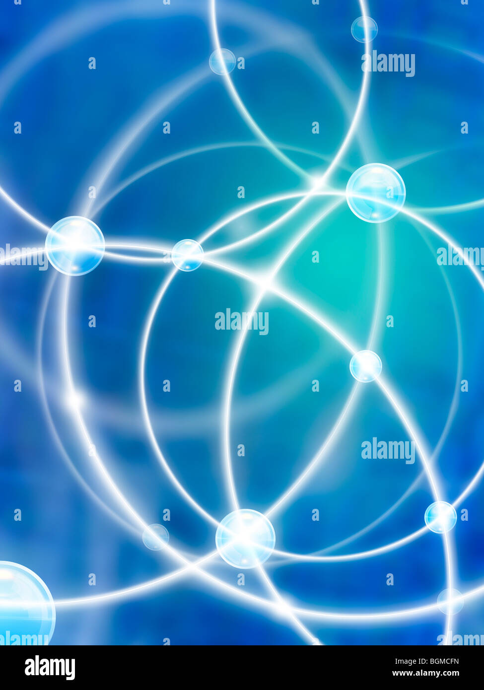 Connected spheres hi-res stock photography and images - Alamy