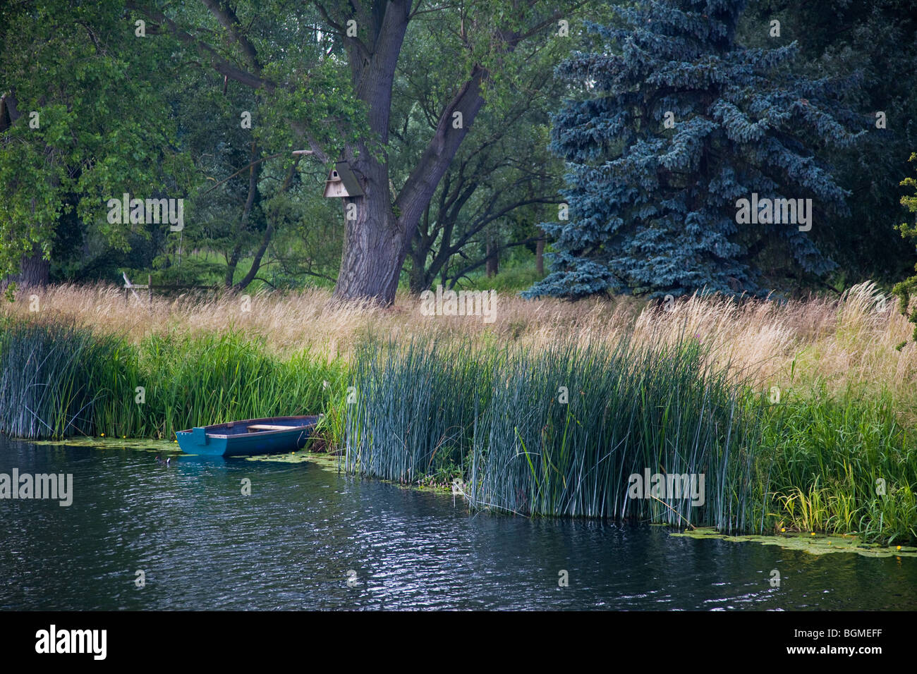 Moored rowing boat hi-res stock photography and images - Alamy