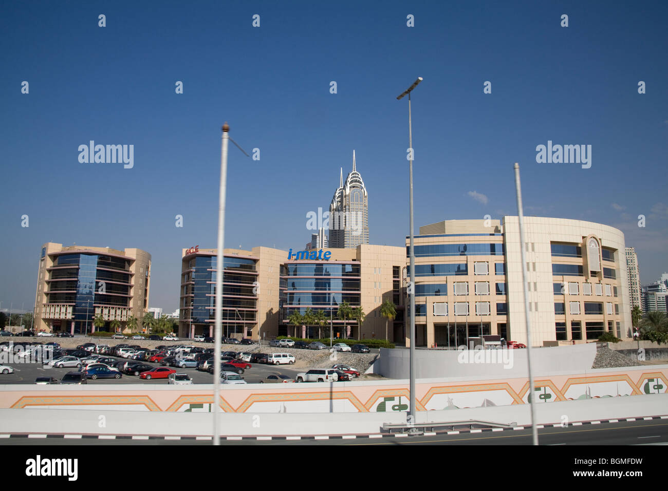 Dubai United Arab Emirates Looking across to Dubai Internet City ...
