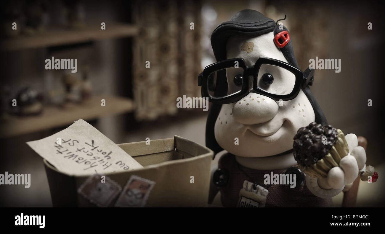 Mary and Max Year : 2009 Director : Adam Elliot Animation Stock Photo ...