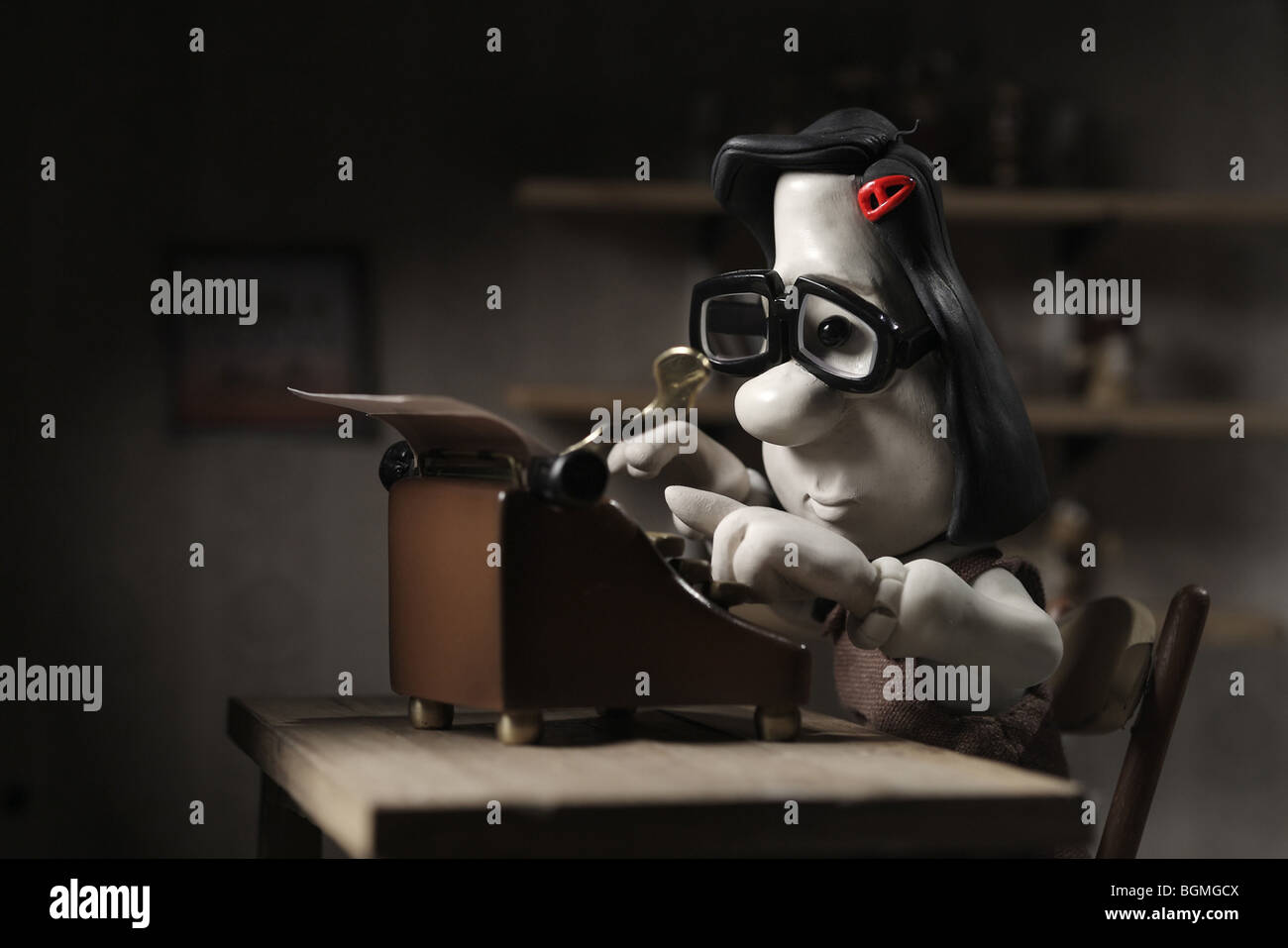 Mary and Max Year : 2009 Director : Adam Elliot Animation Stock Photo ...