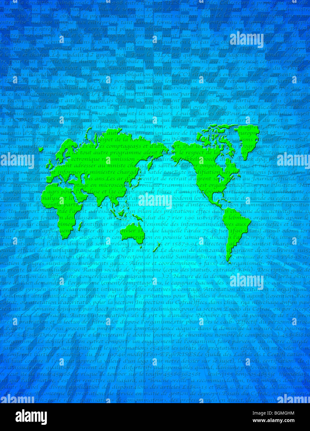 World Map in front of Multi Layered Background Stock Photo - Alamy