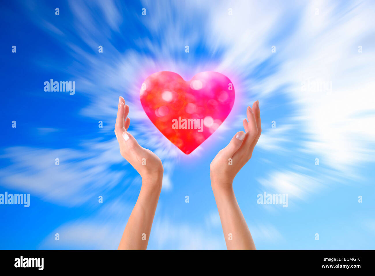 Reaching hands painting hi-res stock photography and images - Alamy