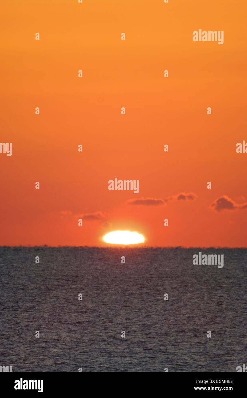 Sunrise Over the Horizon Stock Photo - Alamy