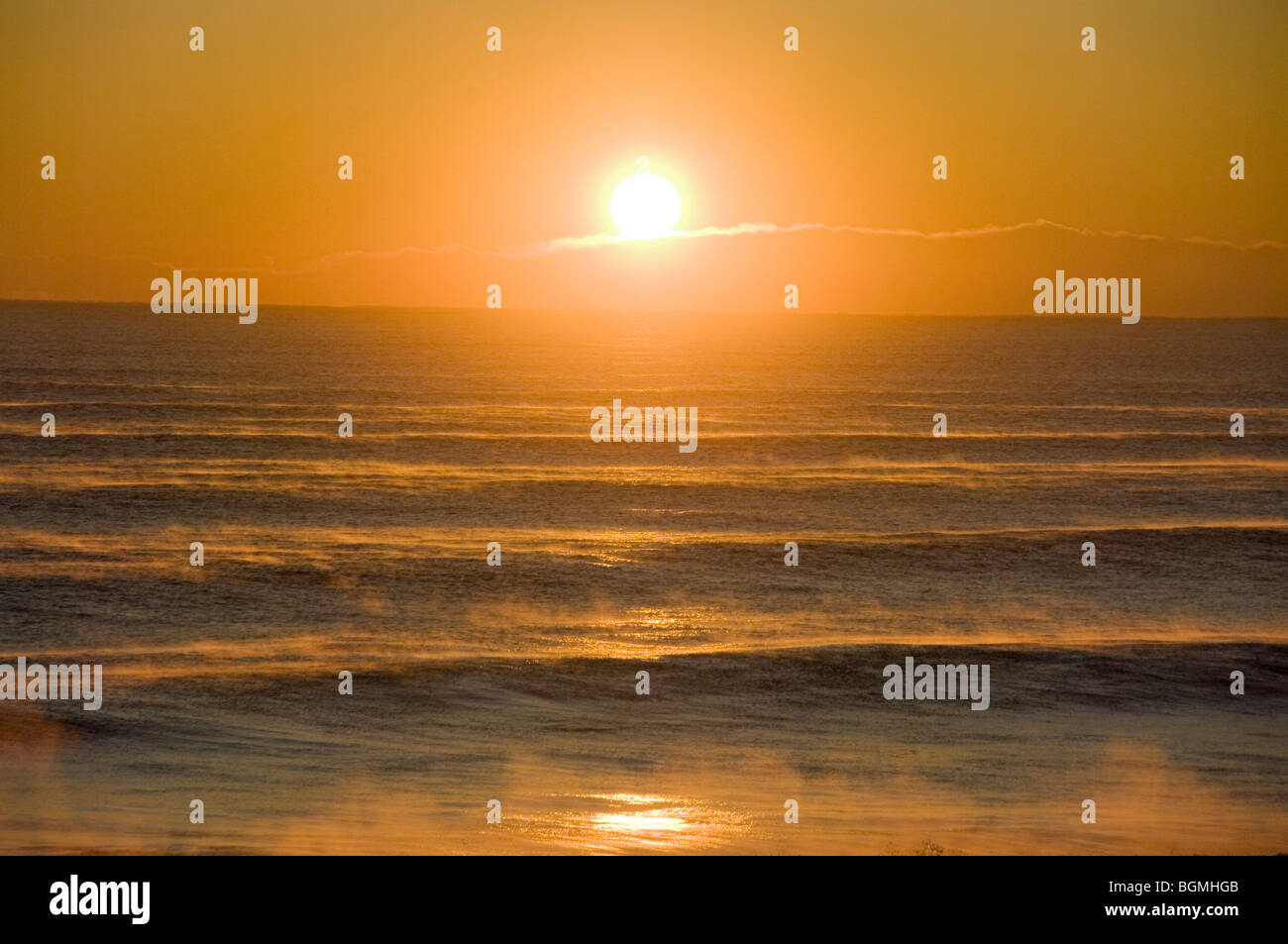 Sunrise Over the Horizon Stock Photo - Alamy