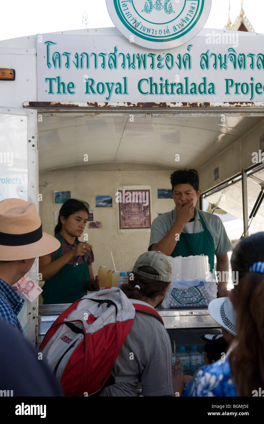The Royal Chitralada Project Food stall at Grand Palace Stock Photo - Alamy