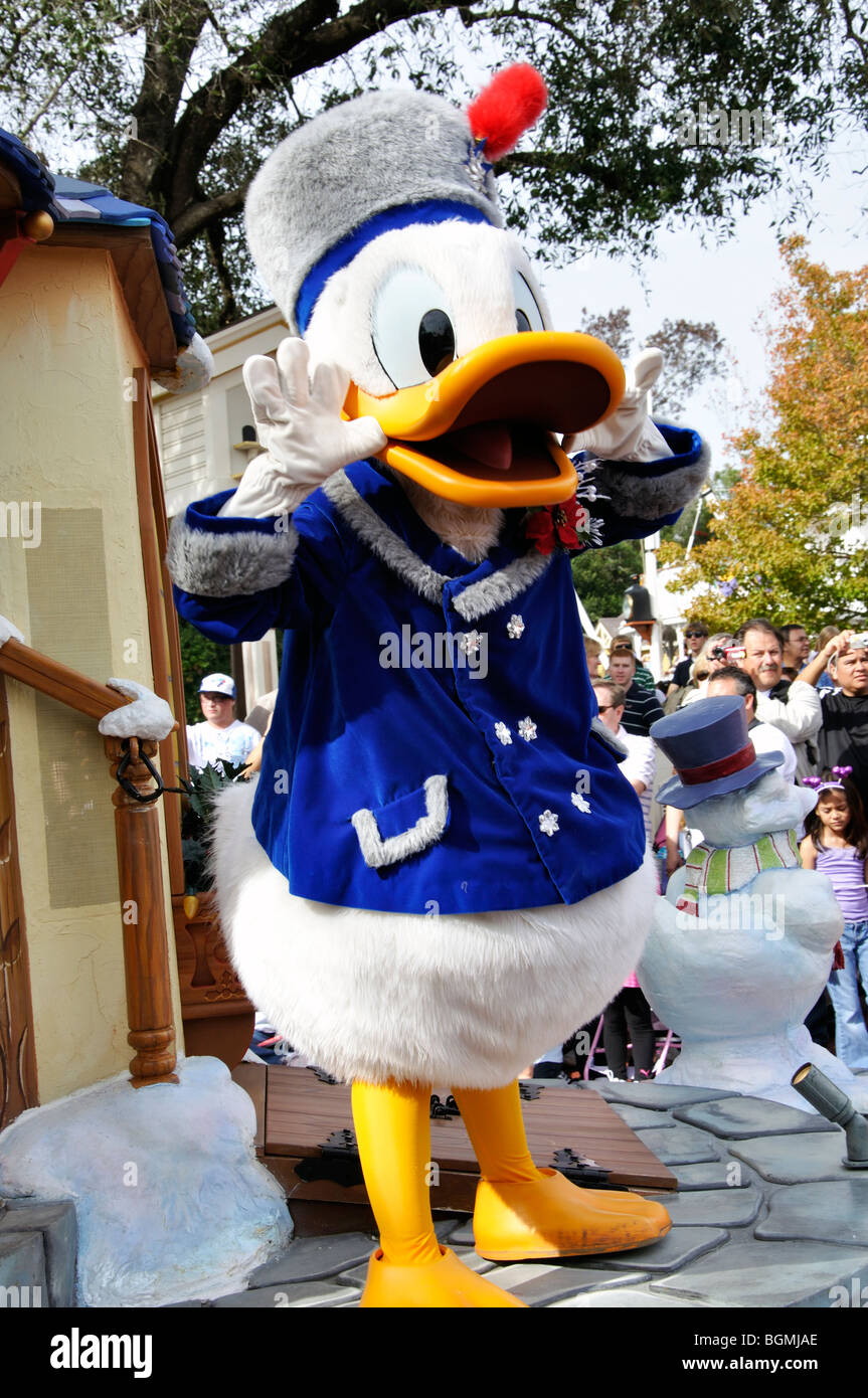 Donald Duck Disney World Magic Kingdom High Resolution Stock ...