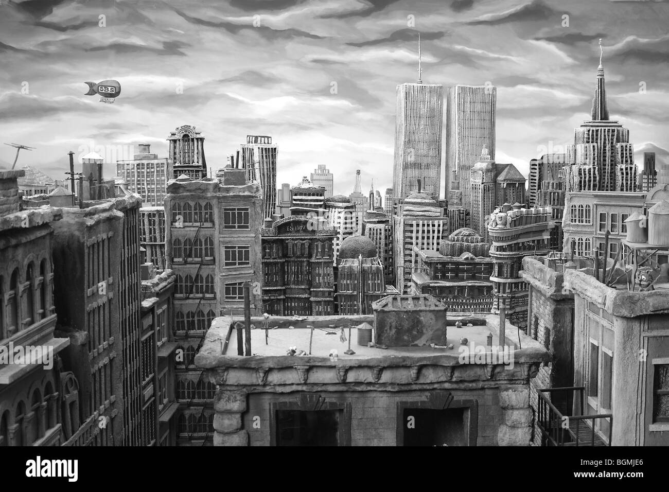 Mary and Max Year : 2009 Director : Adam Elliot Animation Stock Photo ...