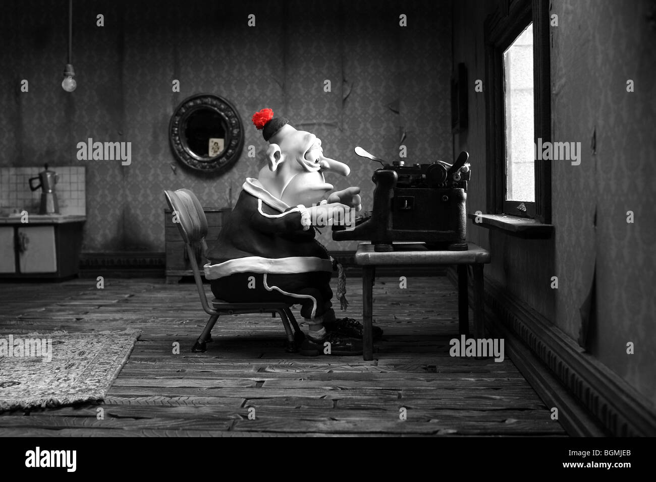 Mary and Max Year : 2009 Director : Adam Elliot Animation Stock Photo ...