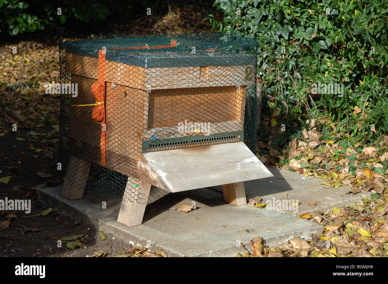 National Bee hive in winter Stock Photo - Alamy