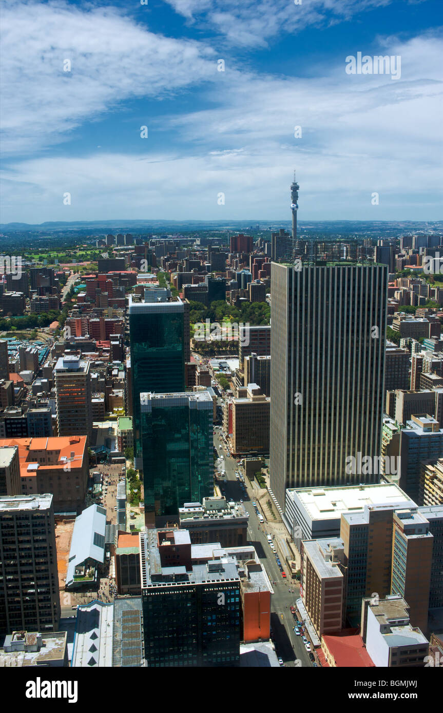 Johannesburg view from Carlton Centre, North view Stock Photo - Alamy