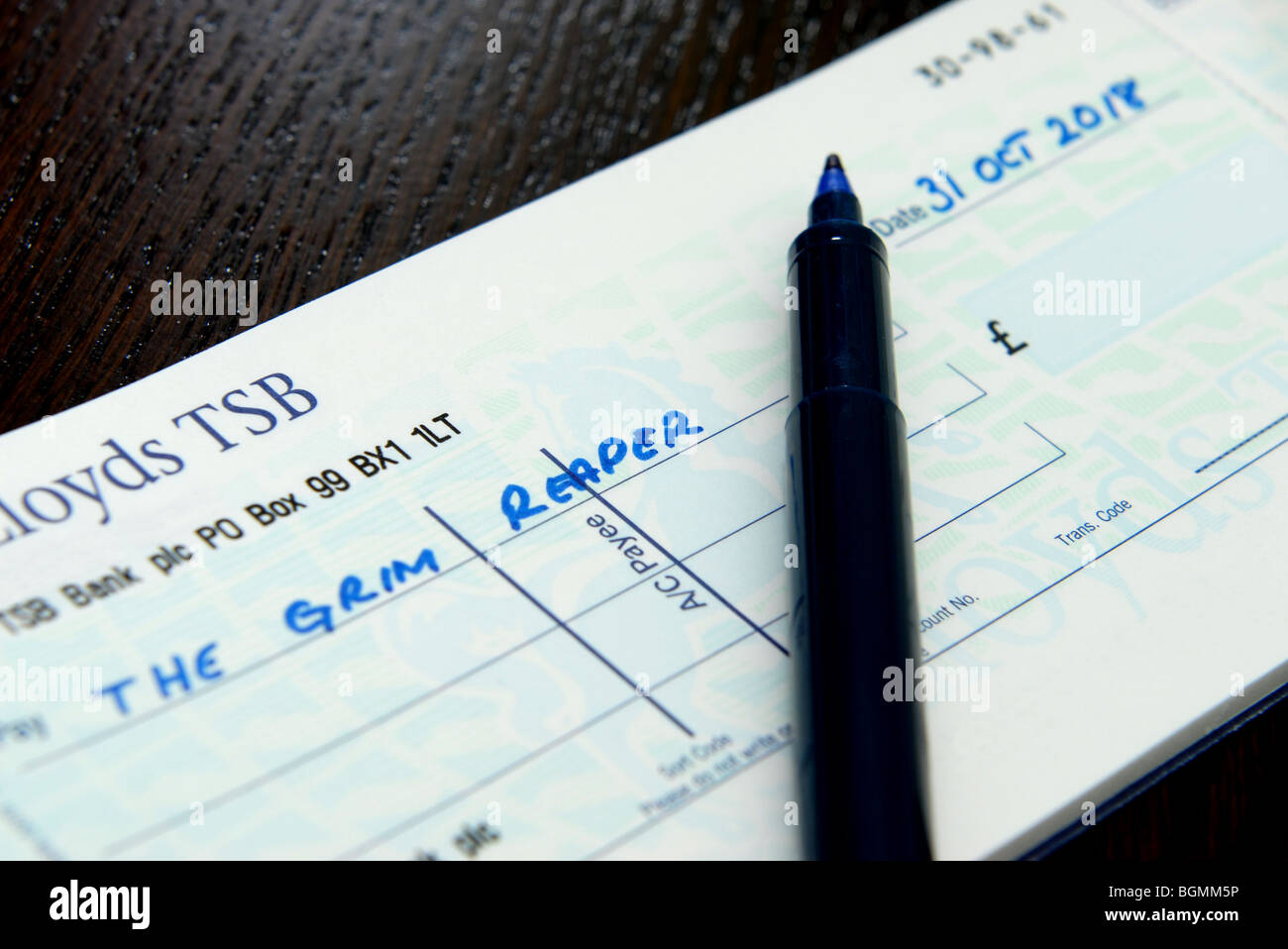 First cheque hi-res stock photography and images - Alamy