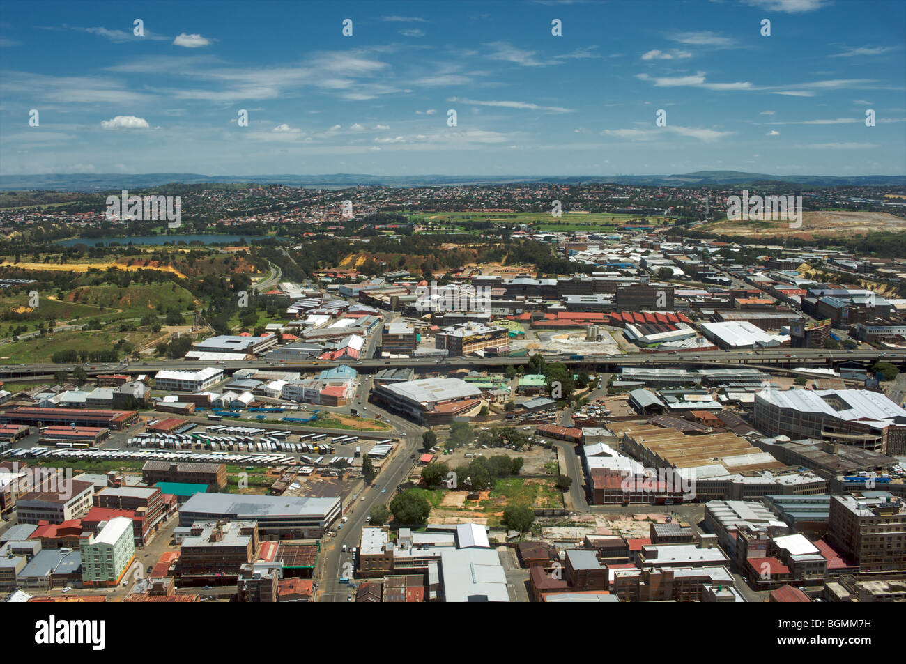 Johannesburg view from Carlton Centre, South view Stock Photo - Alamy