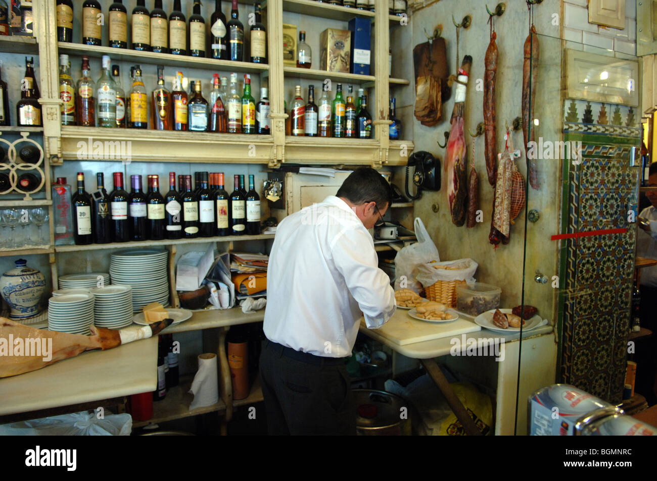 Traditional Old Tapas Bars Seville Spain Stock Photo - Alamy