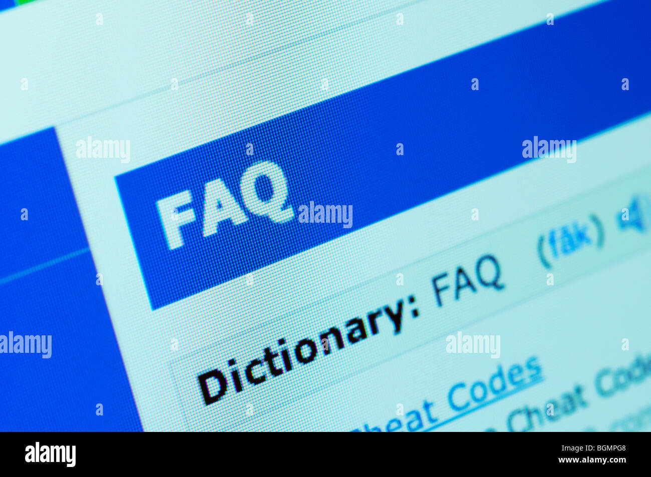 Faq but hi-res stock photography and images - Alamy