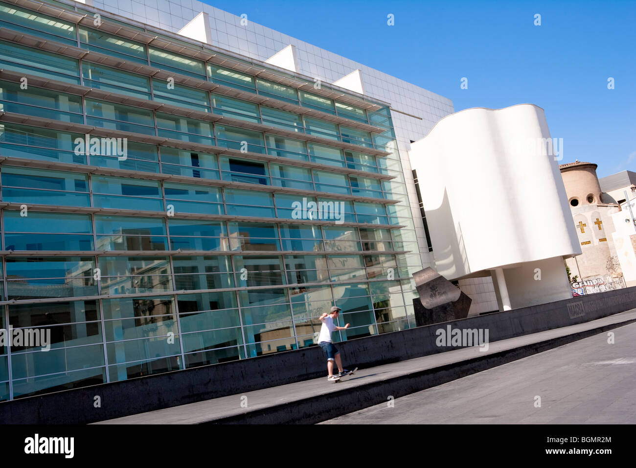Barcelona - Museum of Contemporary Art (MACBA) - El Raval district ...