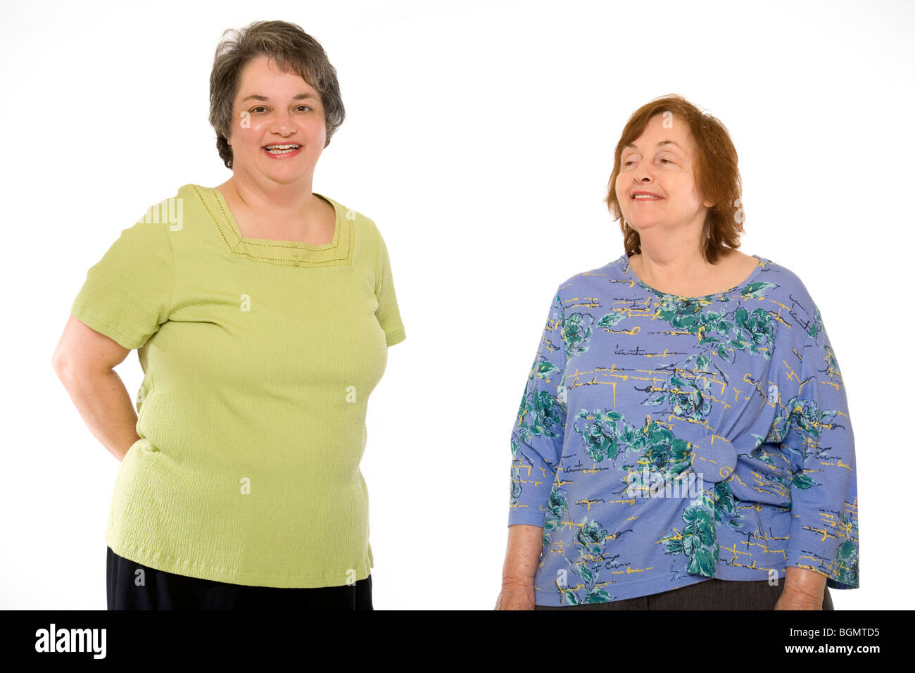 Happy middle aged pensioner Cut Out Stock Images & Pictures - Alamy