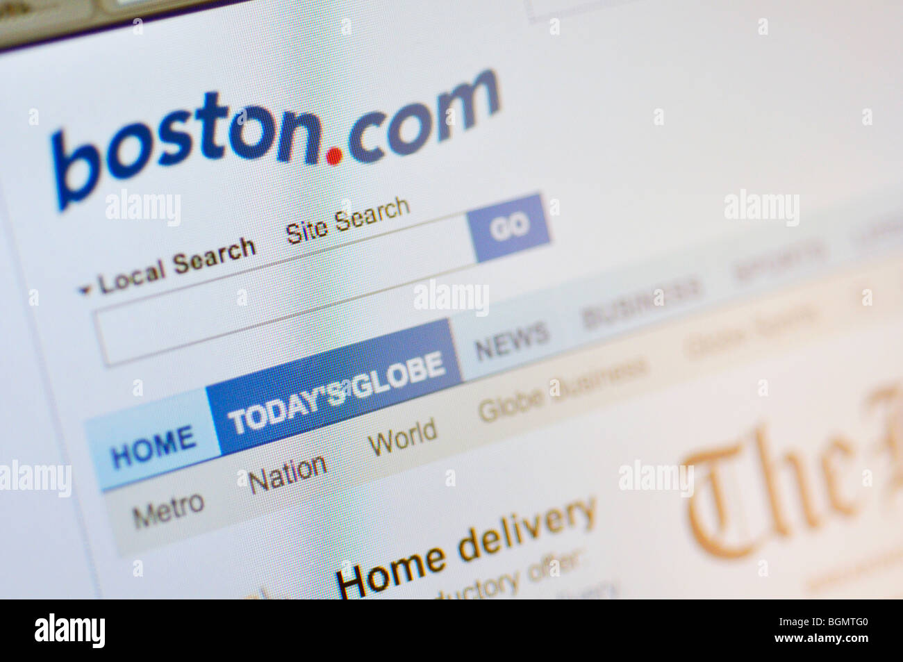 Boston globe paper hi-res stock photography and images - Alamy