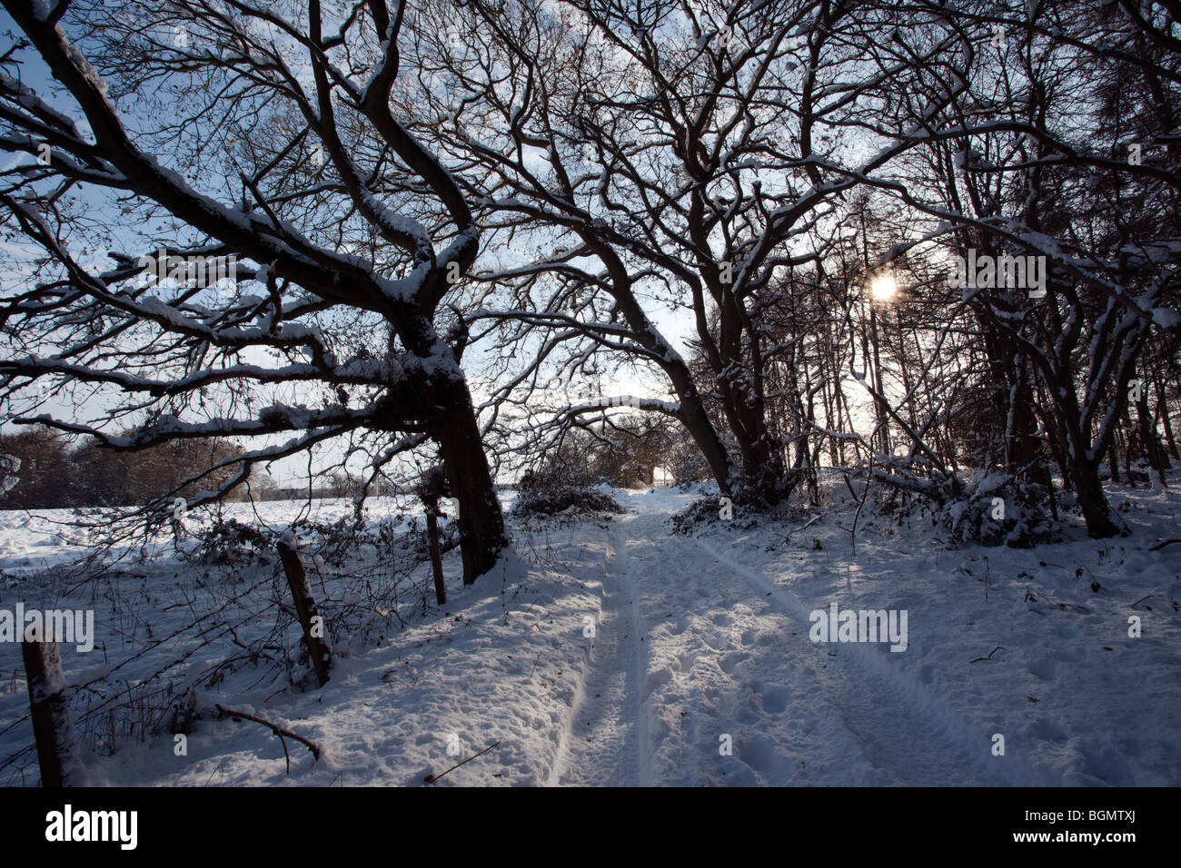 Rural snow scenes hi-res stock photography and images - Alamy
