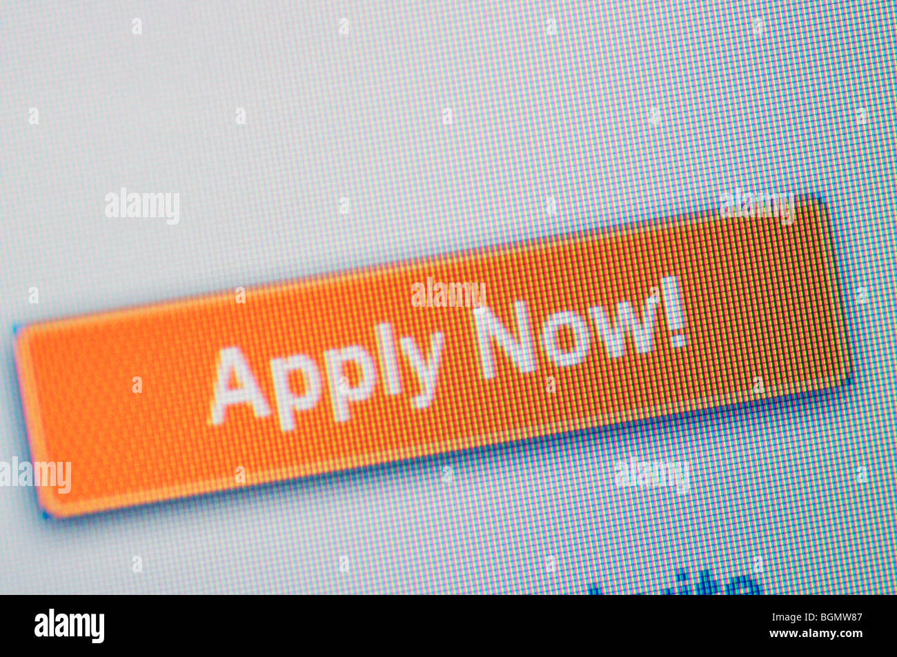 "Apply Now!" tab (job application online Stock Photo - Alamy