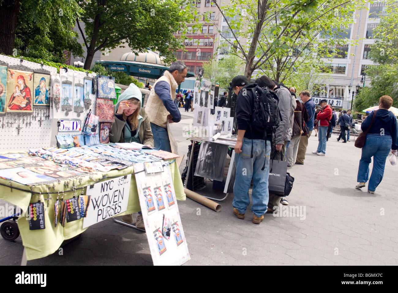 Arts & Crafts in Union Square, New York City Stock Photo - Alamy