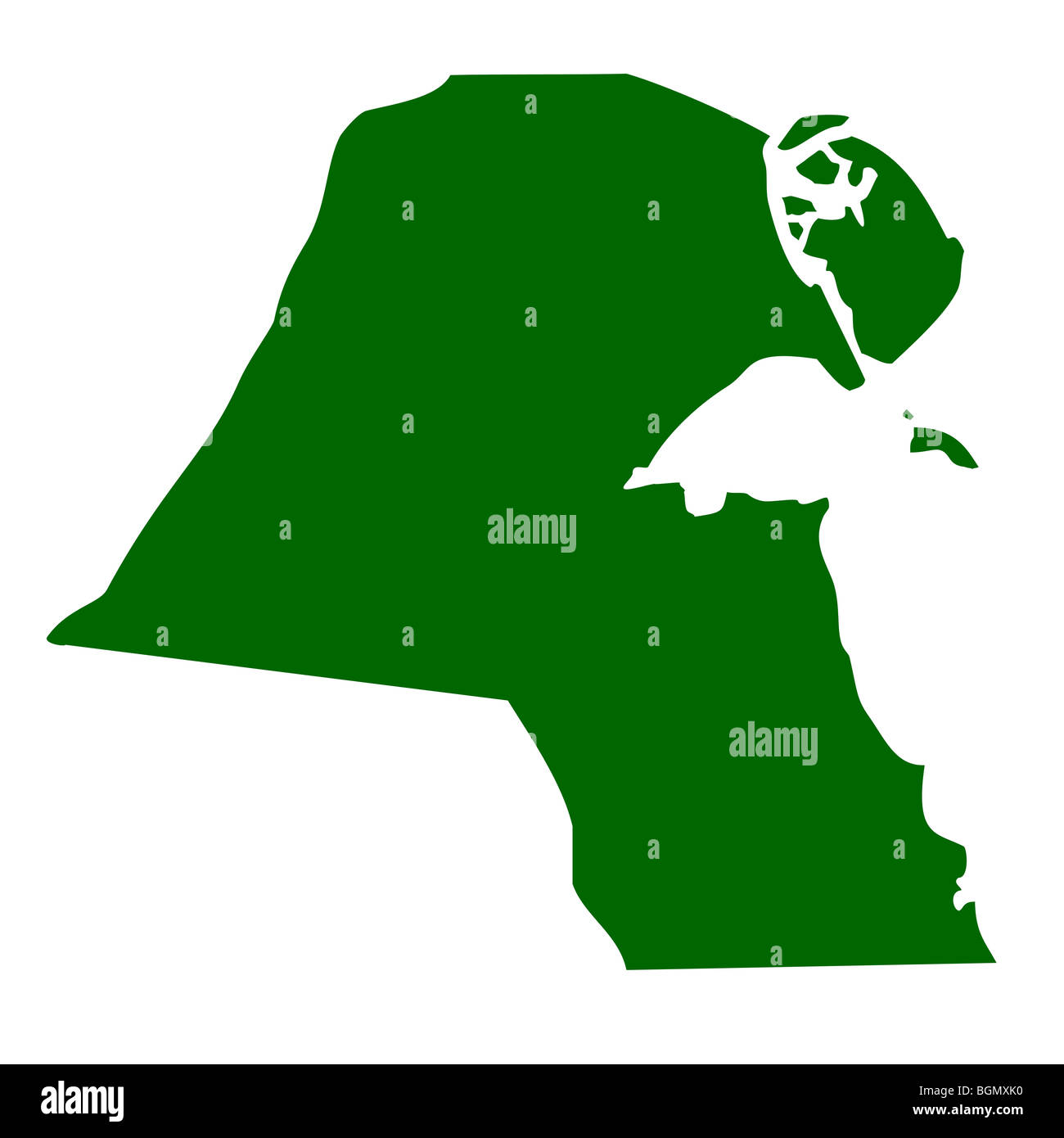 Map of kuwait hi-res stock photography and images - Alamy