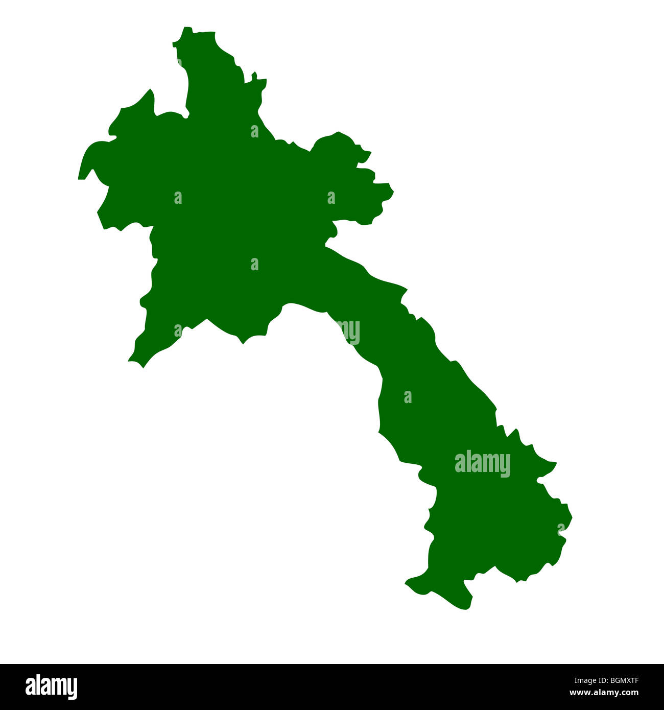 Map of laos hi-res stock photography and images - Alamy