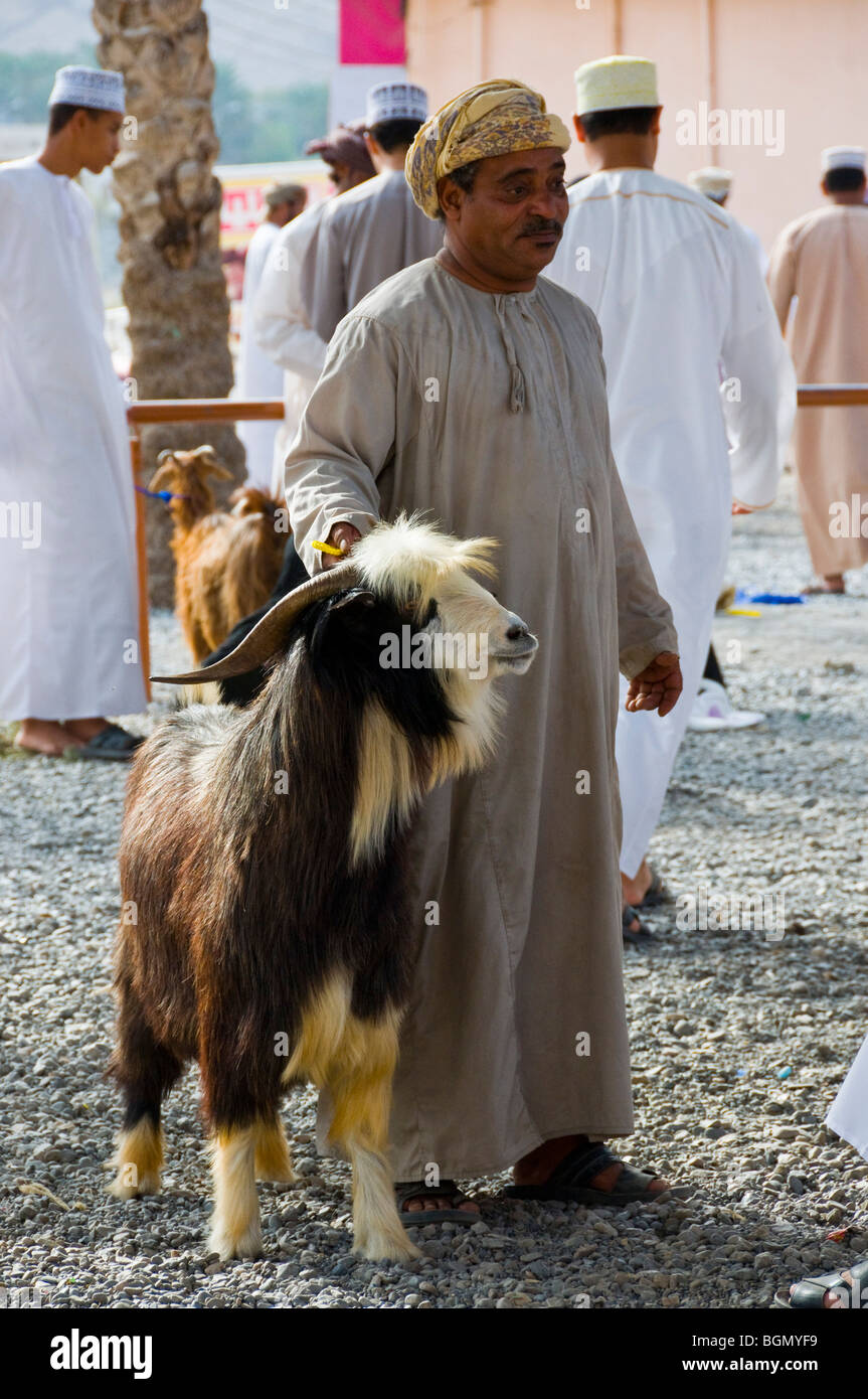 The goat market Nizwa Sultanate of Oman Stock Photo - Alamy