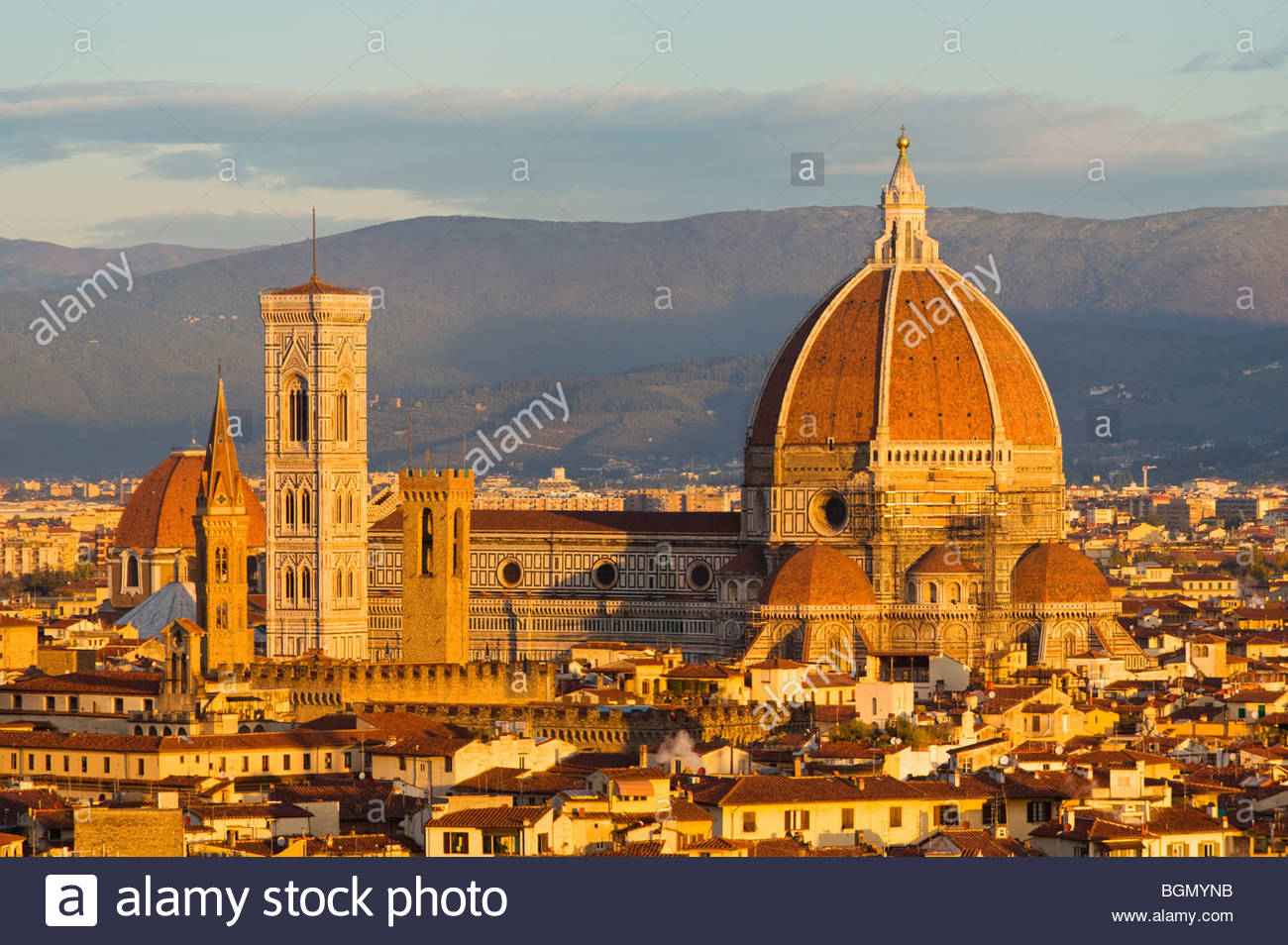 Brunelleschi Dome Cathedral Of Santa Maria Del Fiore Stock Photos ...