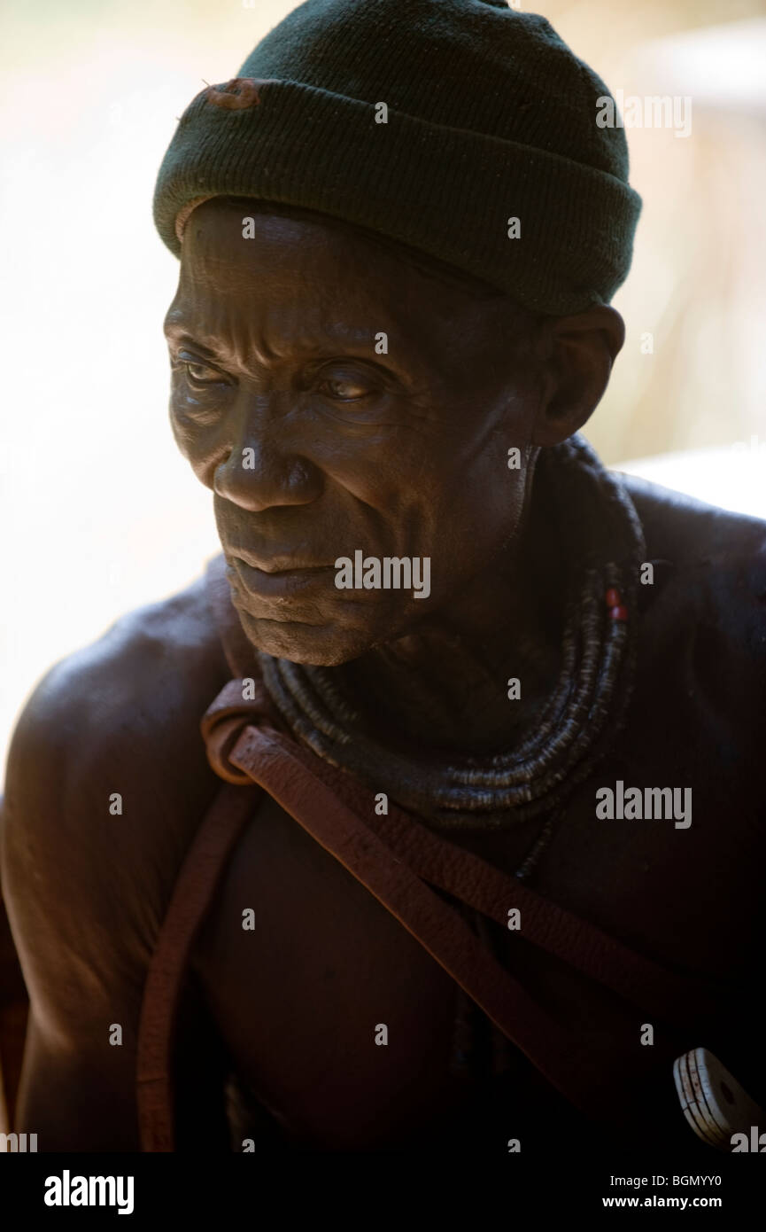 Himba chief, Kunene Namibia Stock Photo - Alamy
