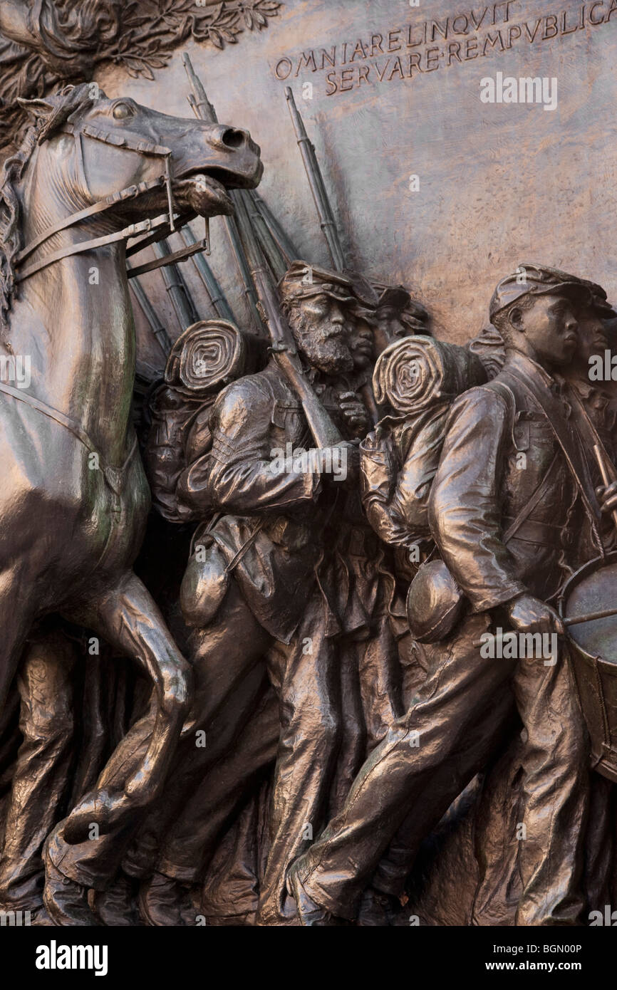 Black Soldiers 54th Massachusetts Regiment High Resolution Stock ...