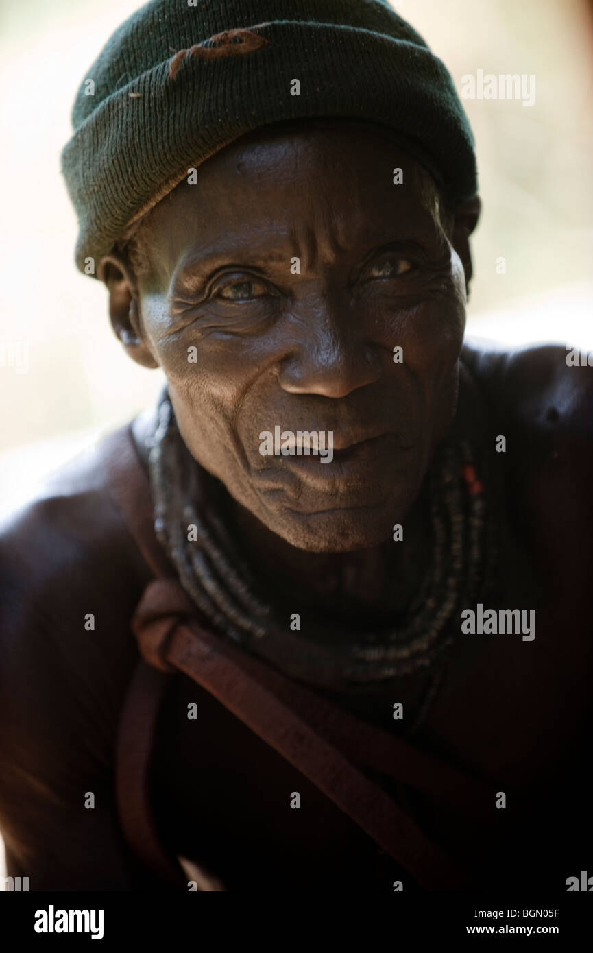 Himba chief, Kunene Namibia Stock Photo - Alamy