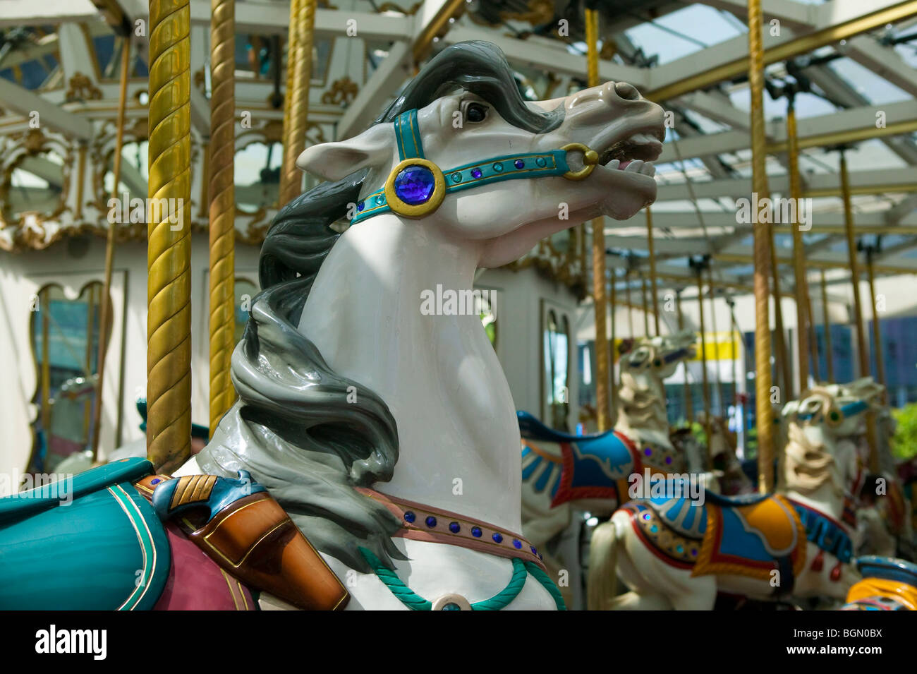 The beautifully hand carved Zeum Carousel was built in 1906. Yerba ...
