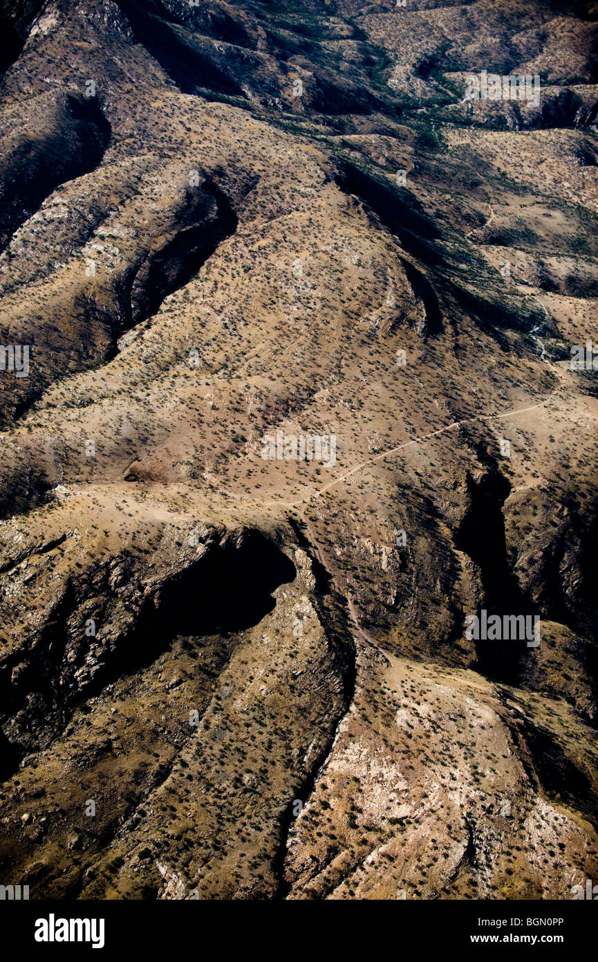 Aerial view of Van Zyl's pass' Namibia Stock Photo - Alamy