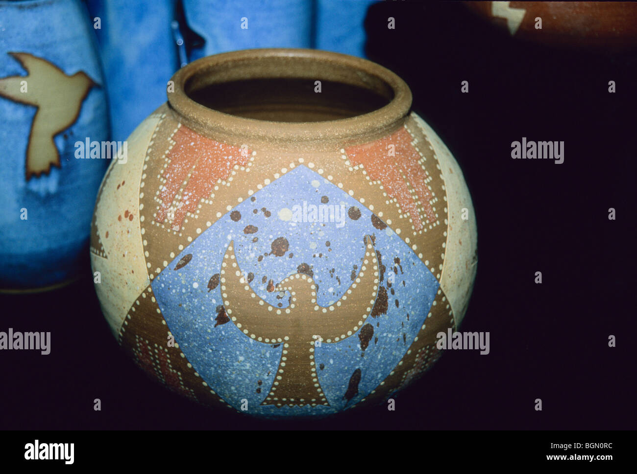 Contemporary Native American Clay Pottery Stock Photo - Alamy