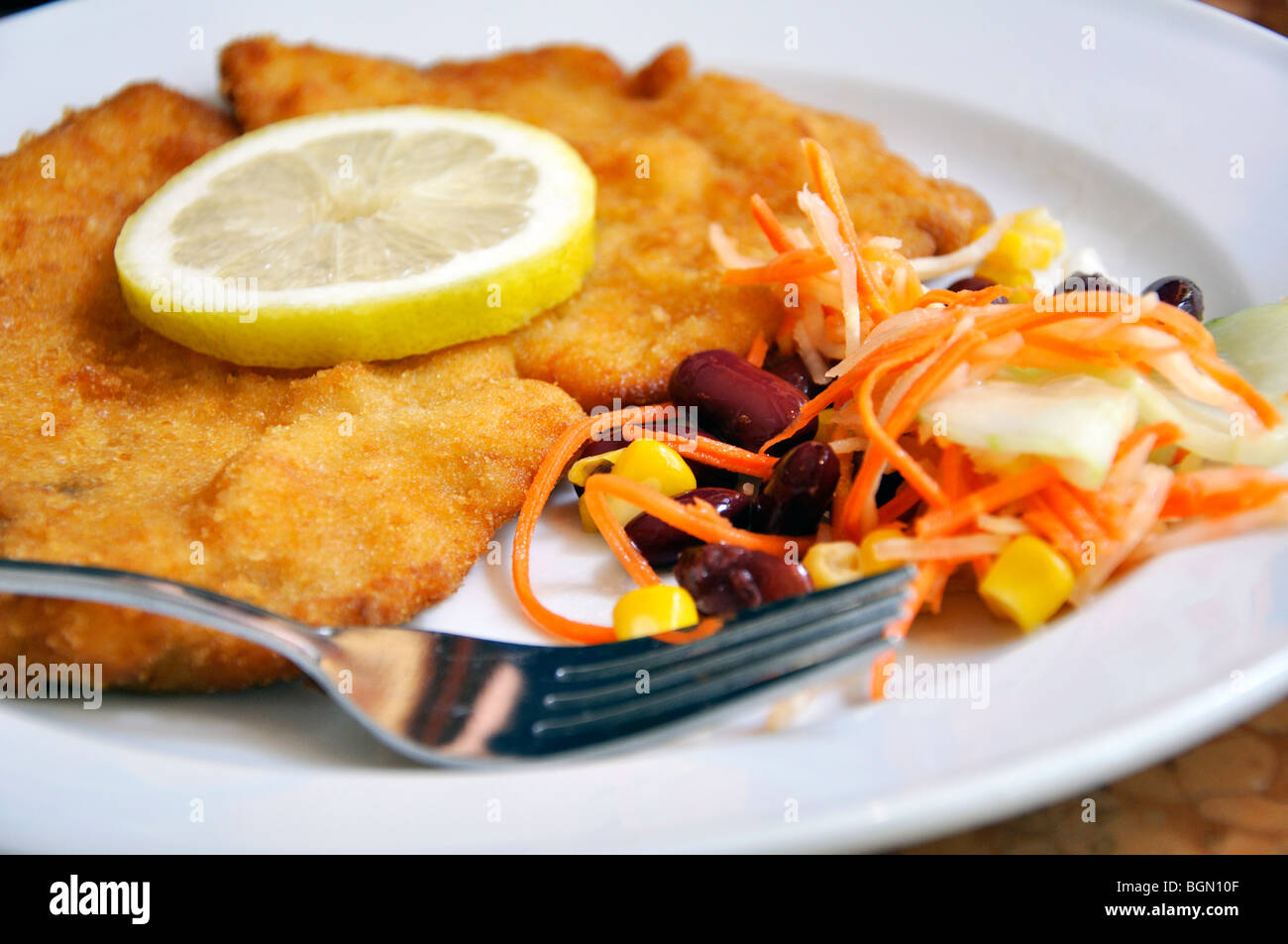 Viennese schnitzel hi-res stock photography and images - Alamy