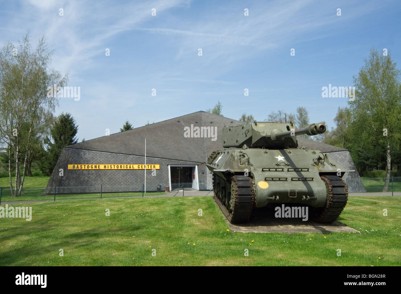 American M10 Wolverine tank destroyer from the Battle of the Bulge at ...