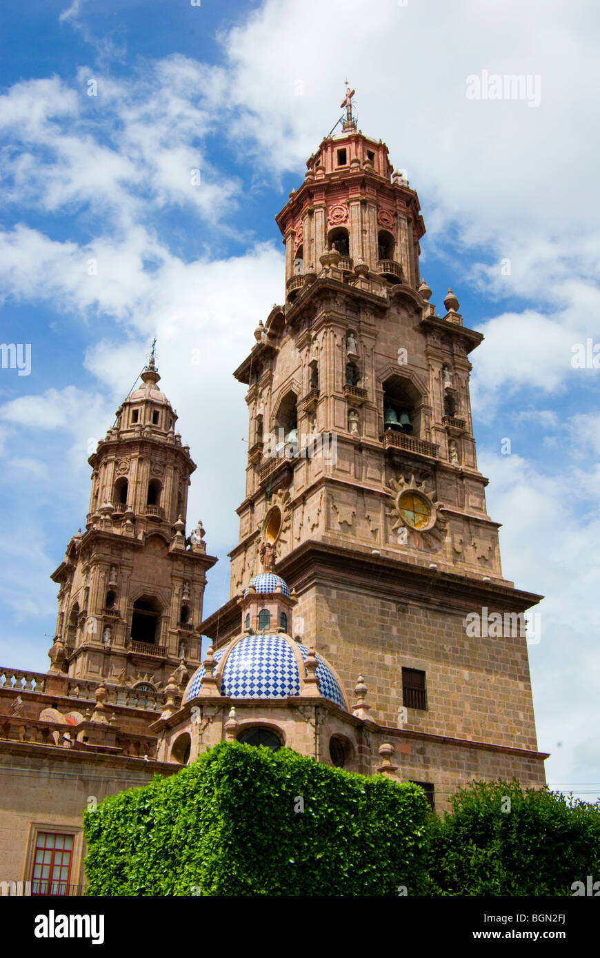 seventeen century mexican baroque cathedral Stock Photo - Alamy