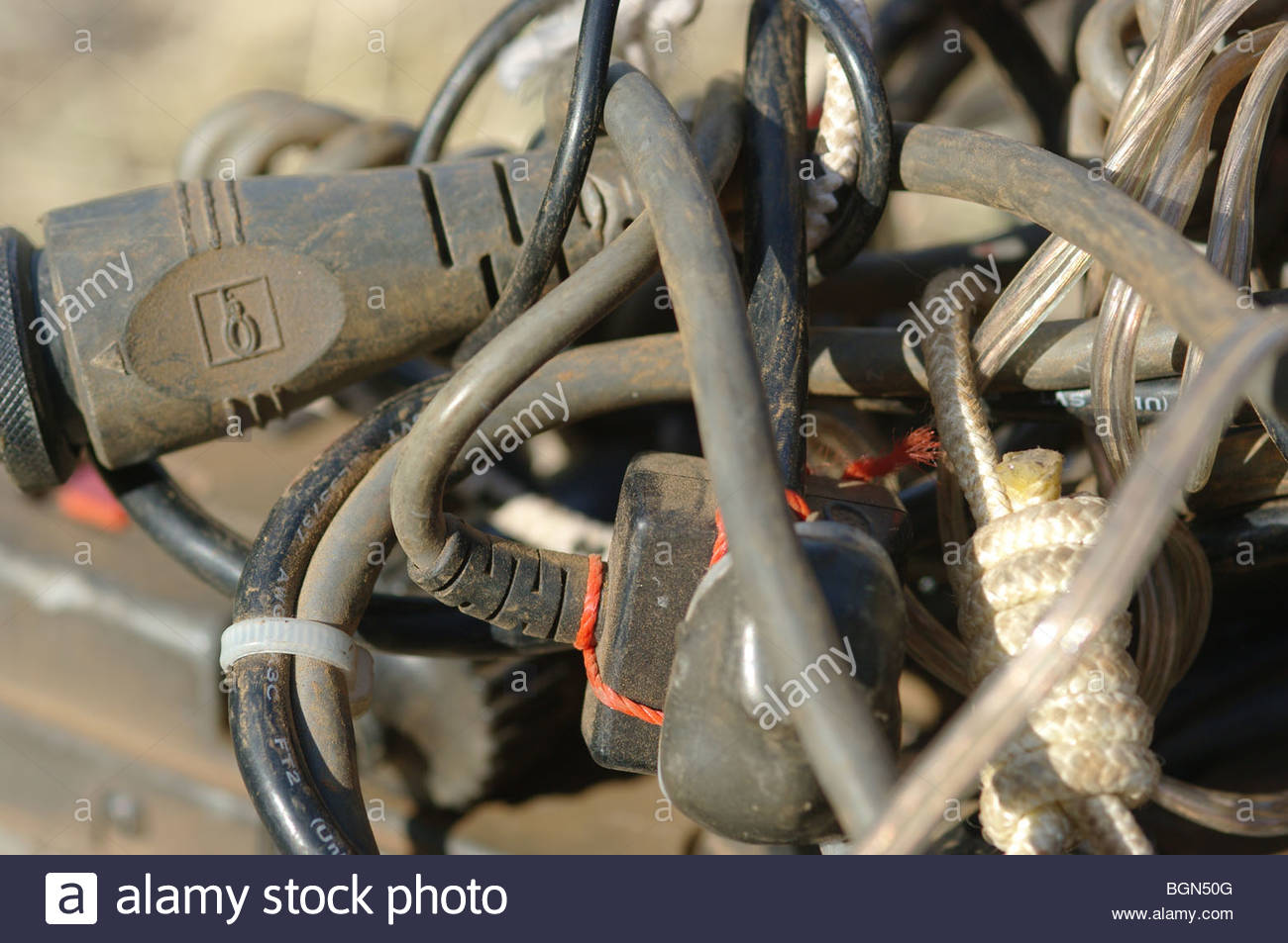 Electrical Wiring Mess High Resolution Stock Photography and Images - Alamy