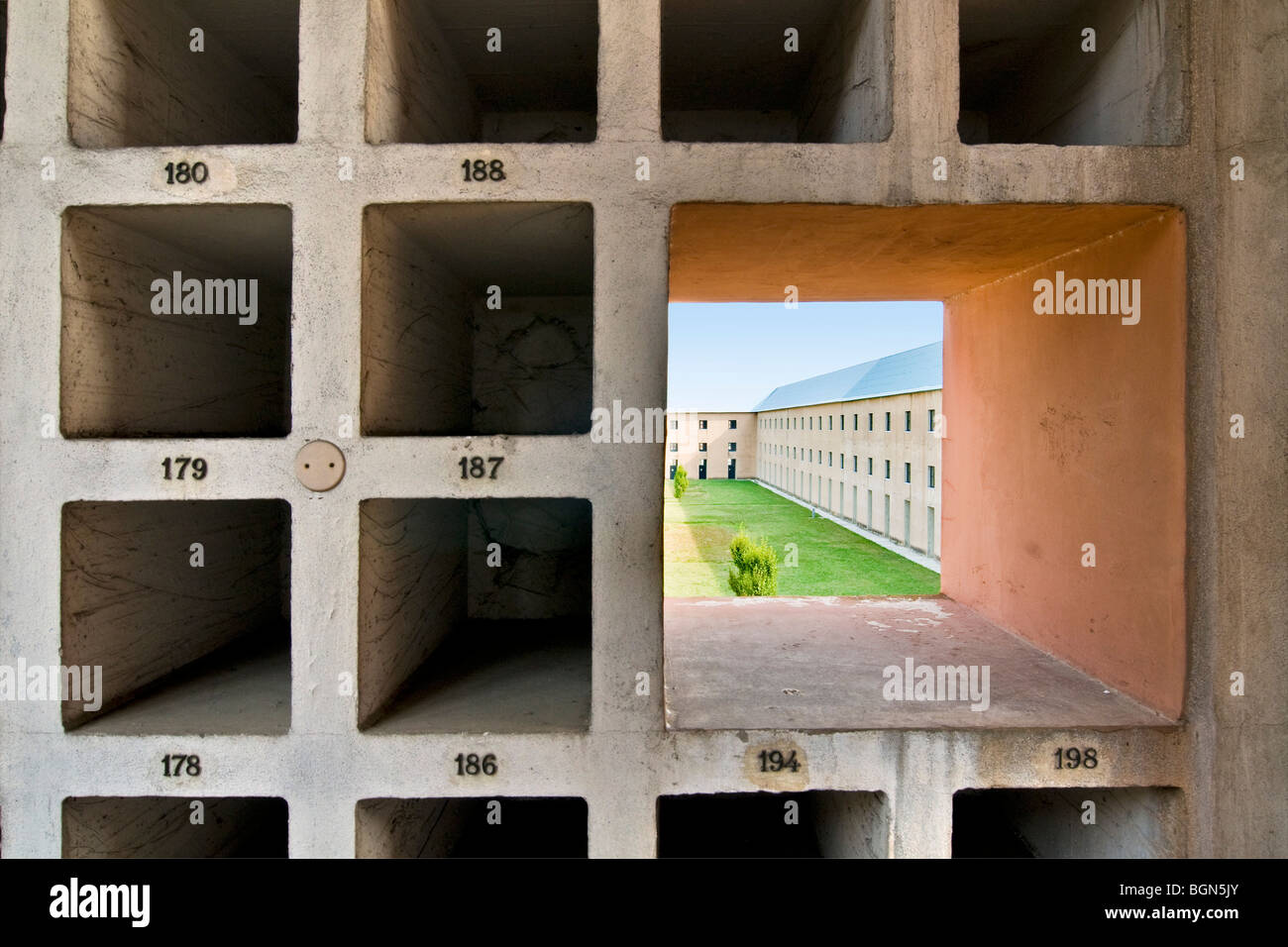 St. Cataldo cemetery, Modena, Italy Stock Photo - Alamy