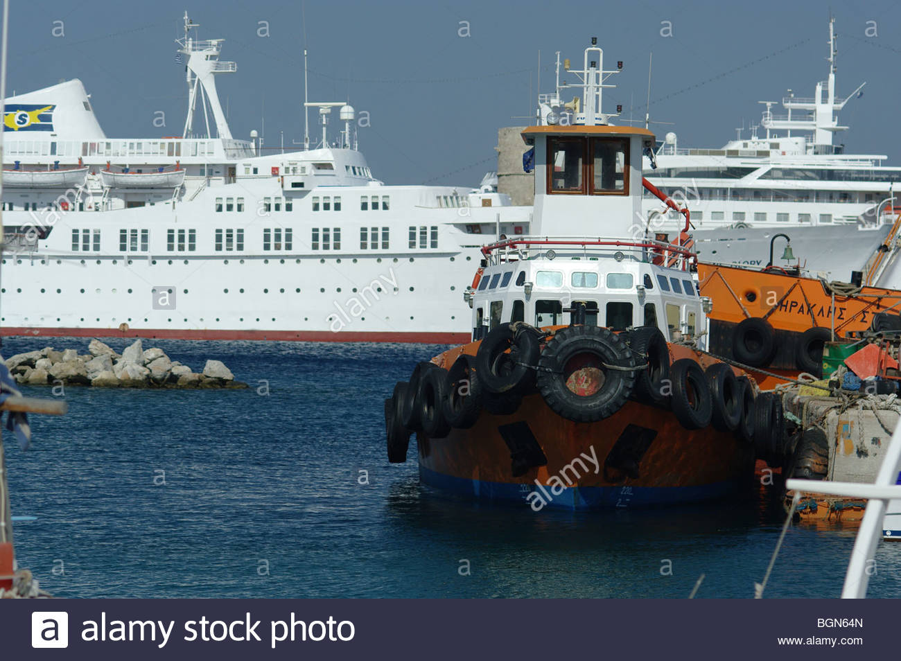 Greek Tugs High Resolution Stock Photography and Images - Alamy
