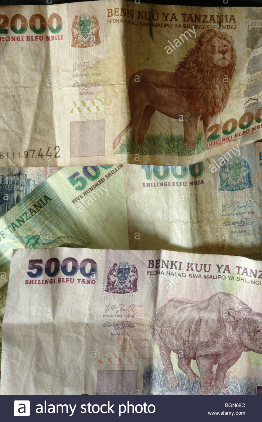 Tanzania Money Currency African Note Stock Photos & Tanzania Money ...